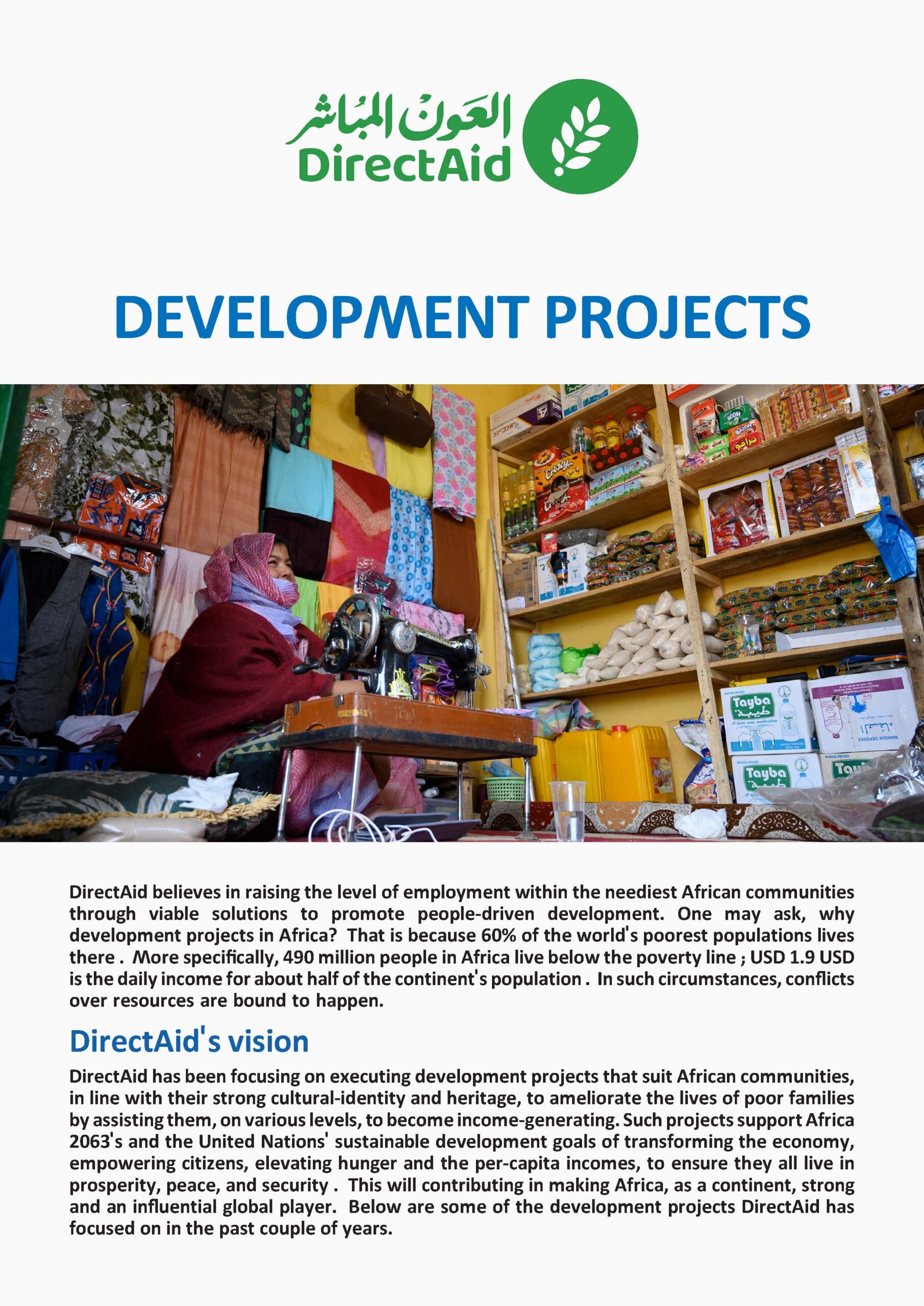 Definition of Direct Aid Projects - Direct Aid Society